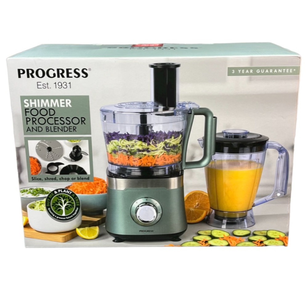 Pre-owned Progress Shimmer Food Processor and Blender - Own4Less